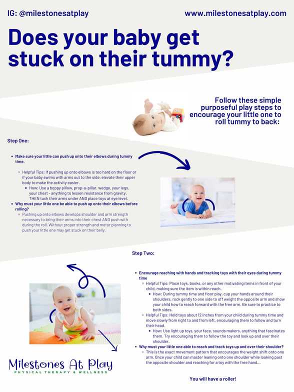 How To: Rolling Tummy to Back | Milestones At Play Physical Therapy ...