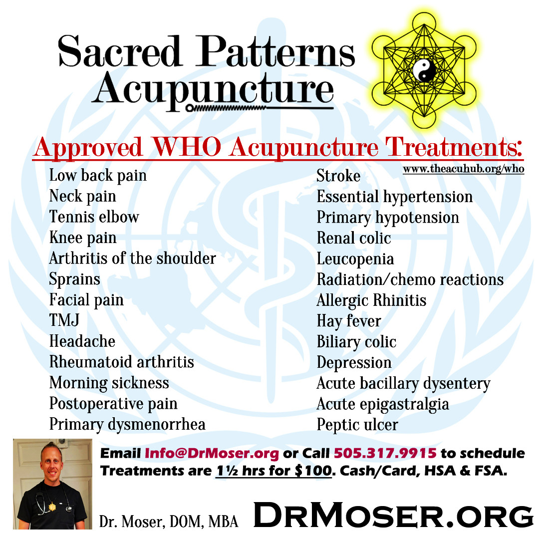 World Health Organization (WHO) | Sacred Patterns Acupuncture LLC